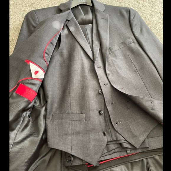 Alfani | Suits & Blazers | Mens Slim Fit Threepiece Suit | Poshmark